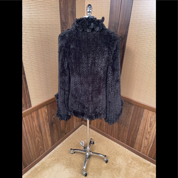 Zuki | Jackets & Coats | Zuki Designer Made In Canada Dyed Black Knit ...